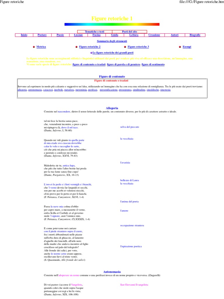 Figure Retoriche | PDF