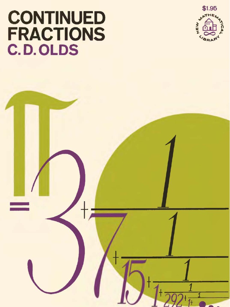 Continued Fractions (1963) - Olds | PDF