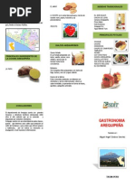 GASTRONOMÍA PERUANA - triptico.docx | Alimento y bebida | Comida y vino