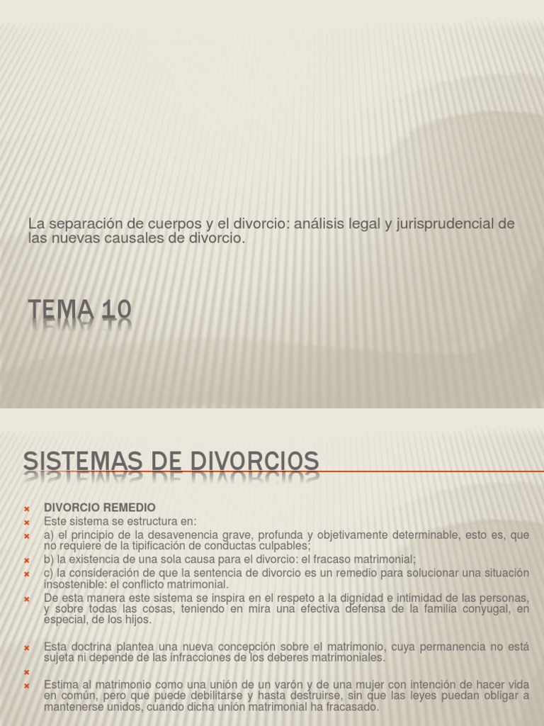 Sistemas de Divorcios | PDF | Divorcio | Matrimonio