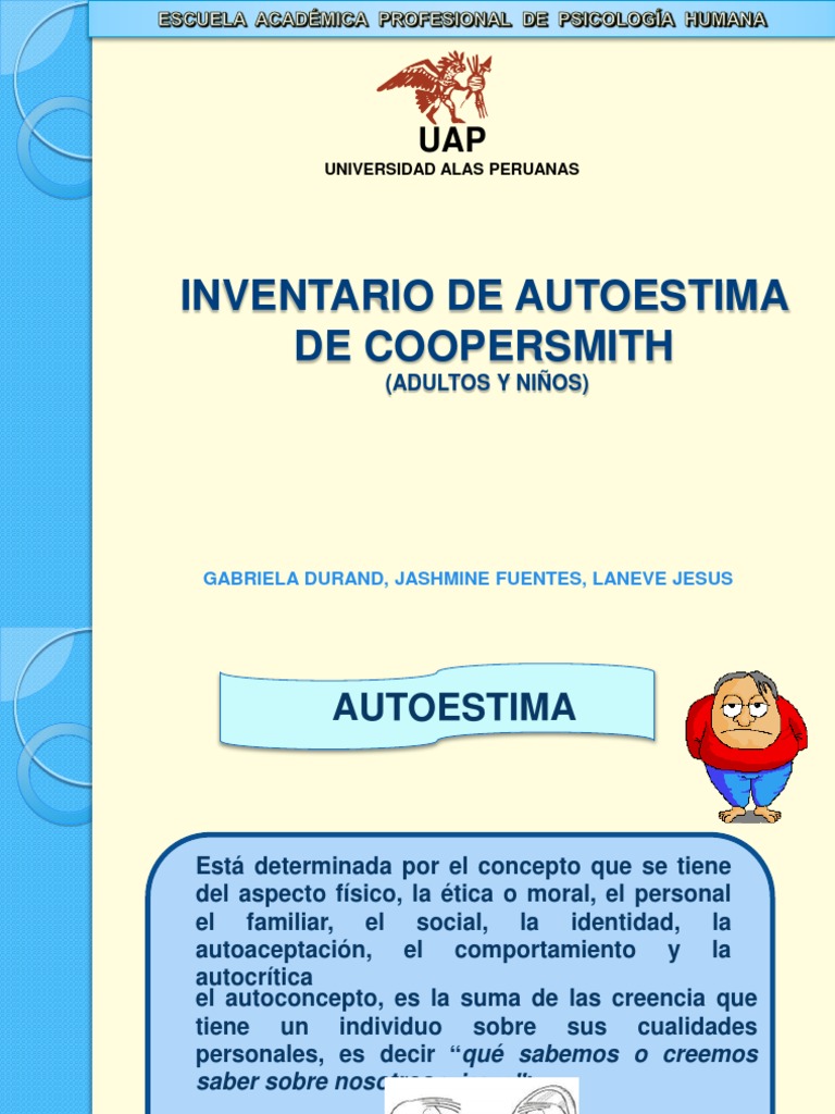Autoestima y Autoconcepto | PDF | Autoestima | Comportamiento