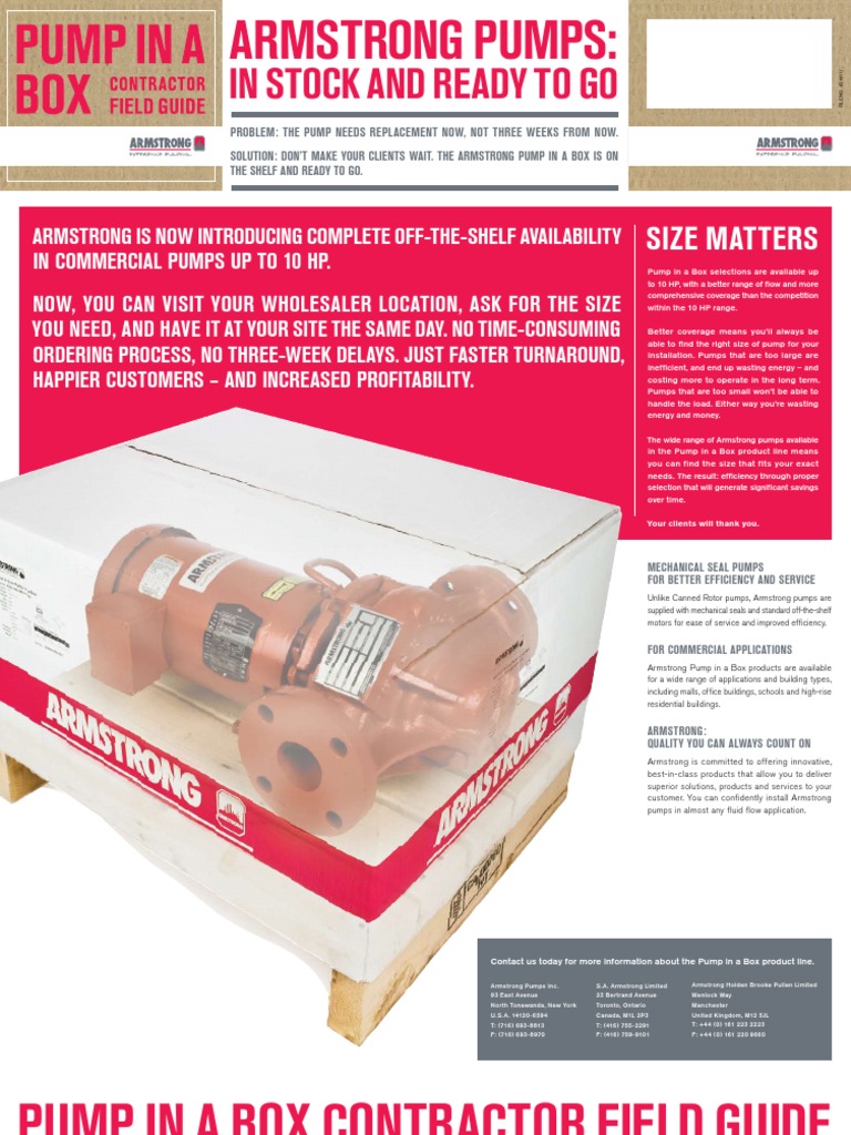 Armstrong 4380 | Pump | Machines