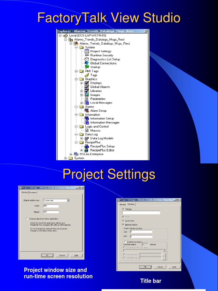 Factorytalk View Studio | PDF | Hierarchy | Computer File