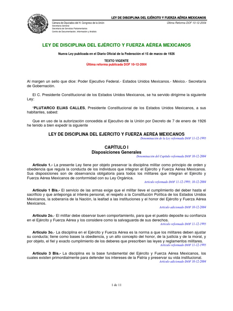 Disciplina Militar | México | Militar