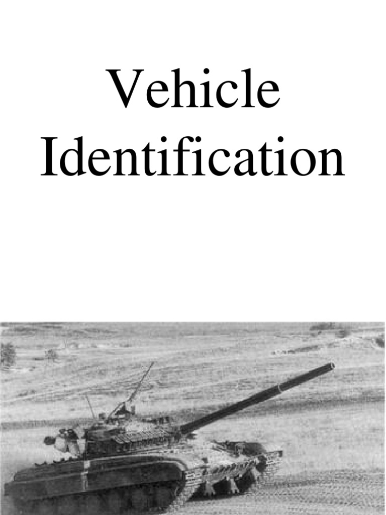 Army Study Guide - Vehicle-Identification | PDF | Gun Turret | Tanks