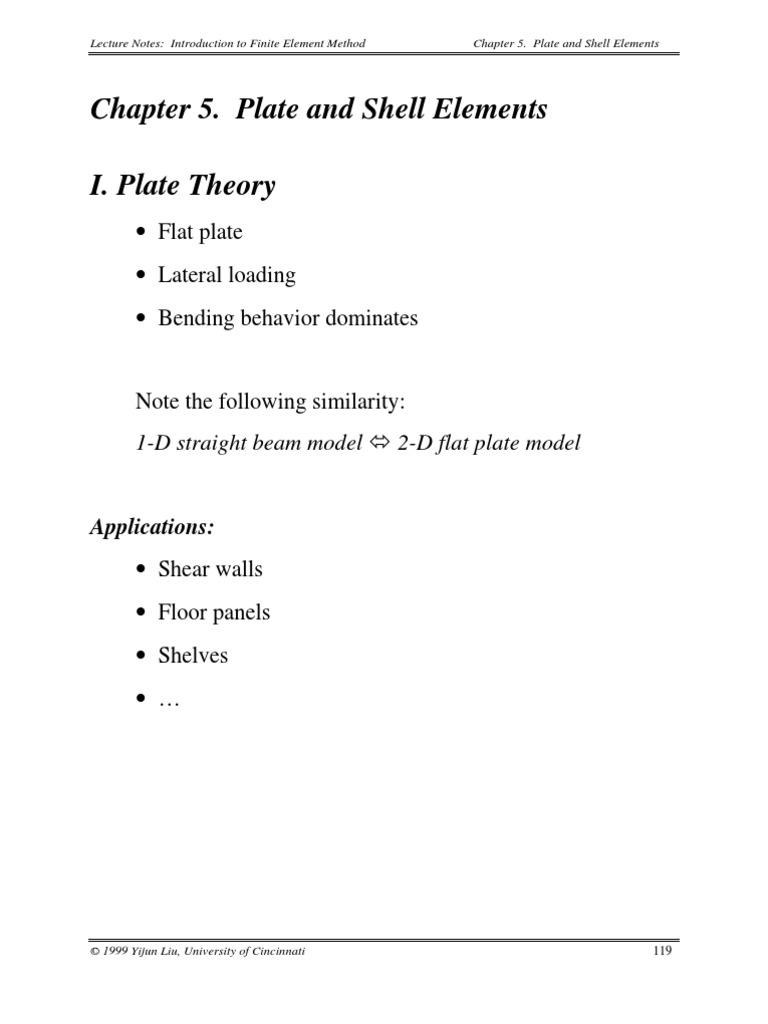 Mindlin Plate Theory | PDF | Bending | Chemical Product Engineering