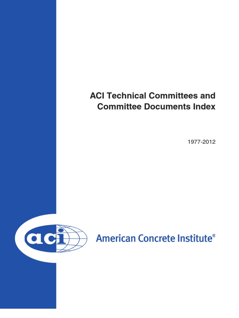 2012 ACI Index | PDF | Prestressed Concrete | Concrete
