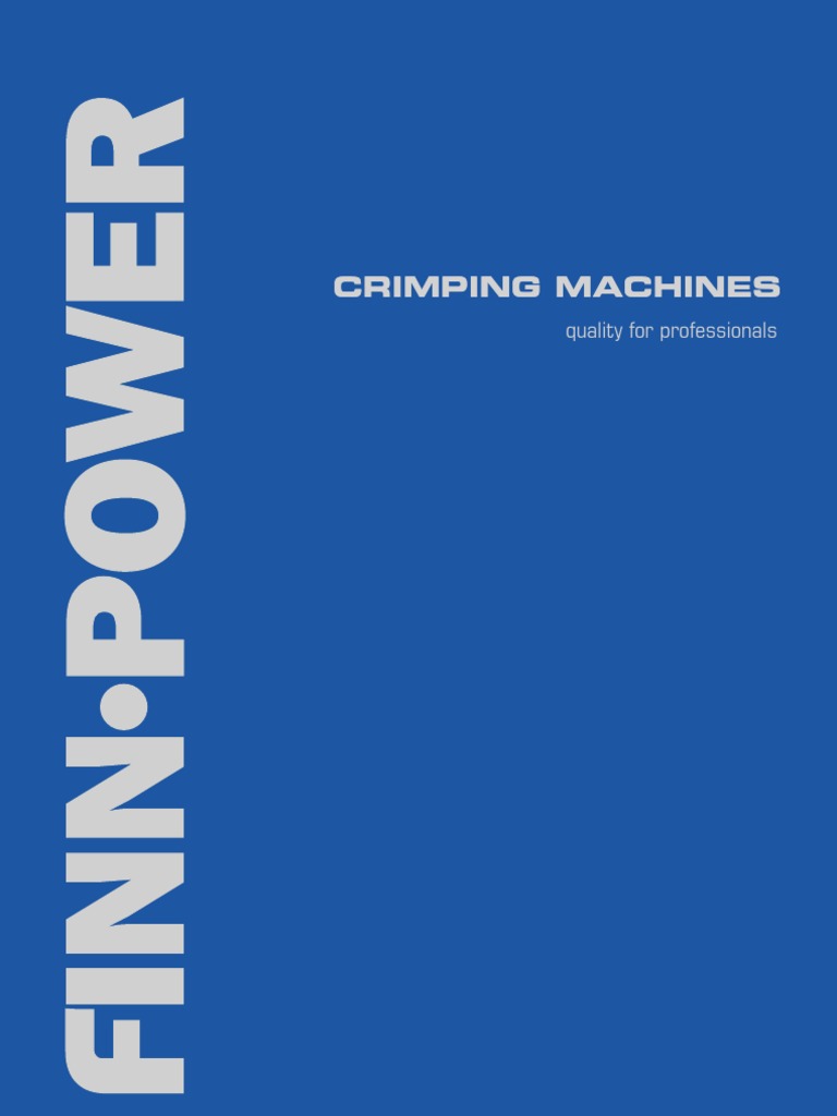 Finn Power Catalog Finn Power | PDF | Reliability Engineering | Quality ...