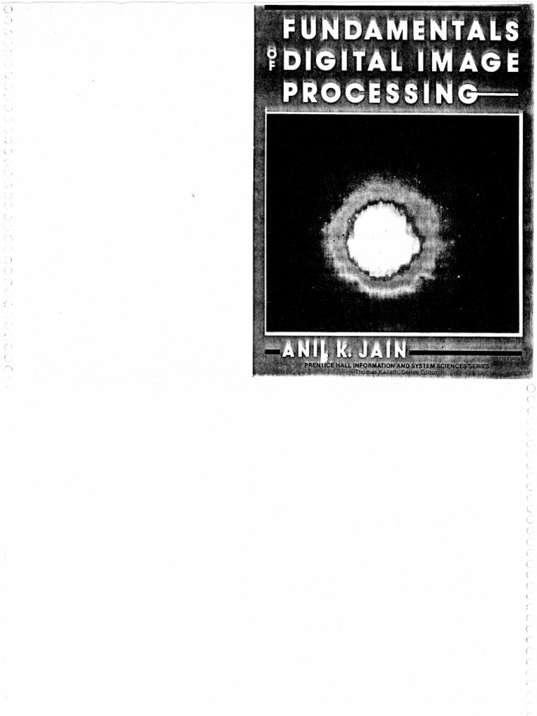 Fundamentals of Digital Image Processing Anil K Jain | PDF