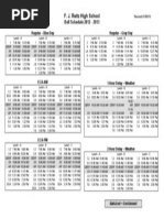 Turning Schedule | PDF