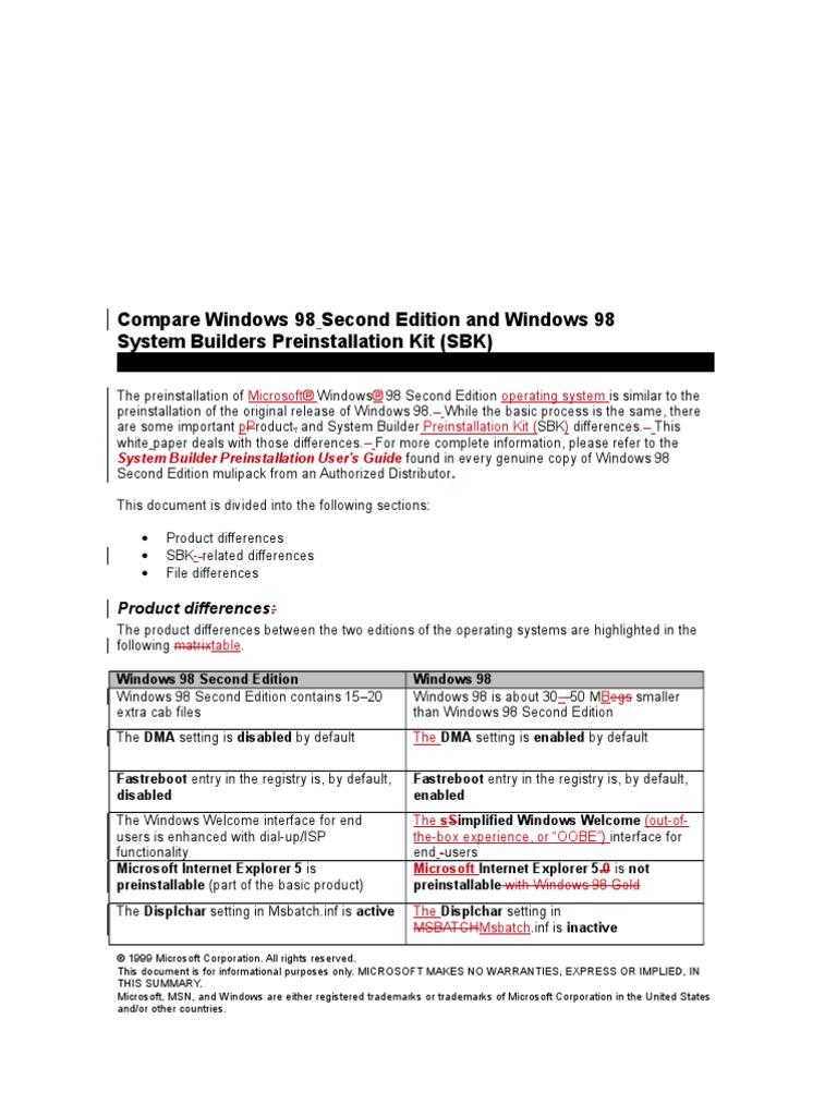 Win 98 | PDF | Internet Explorer | Windows Registry
