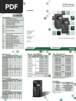 Mitsubishi D700 Variable Frequency Drive Instruction Manual | Power Inverter | Power Supply