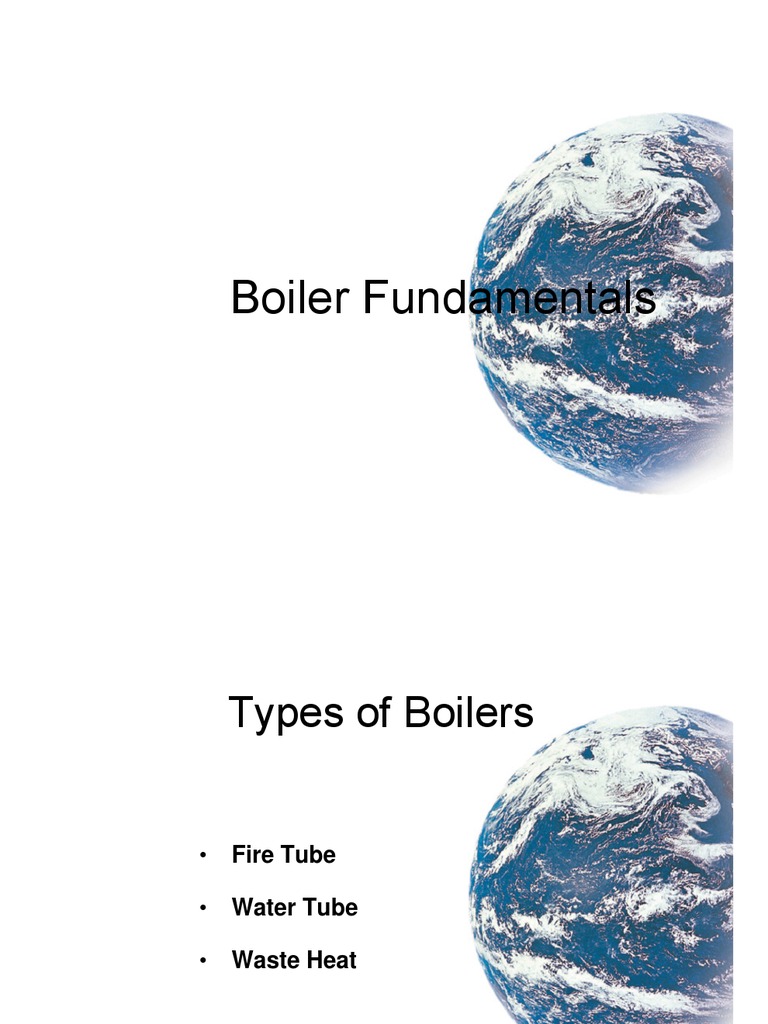 Slides On Boiler Fundamentals | PDF | Boiler | Steam