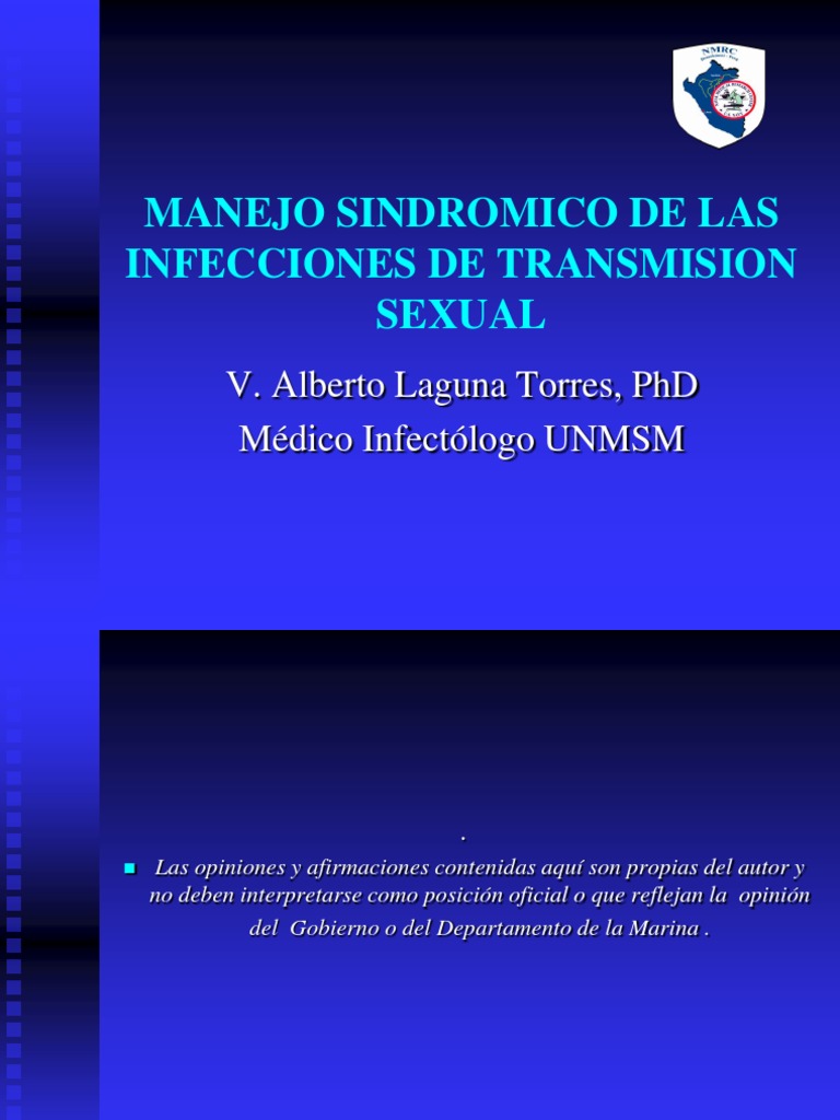 Manejo Sindromico de Las Its | PDF | Infección transmitida sexualmente | Medicina