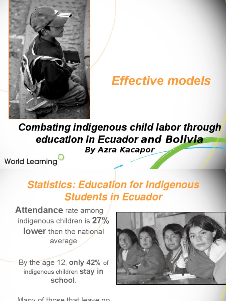 Combating Indigenous Child Labor in Education | PDF | Curriculum | Teachers