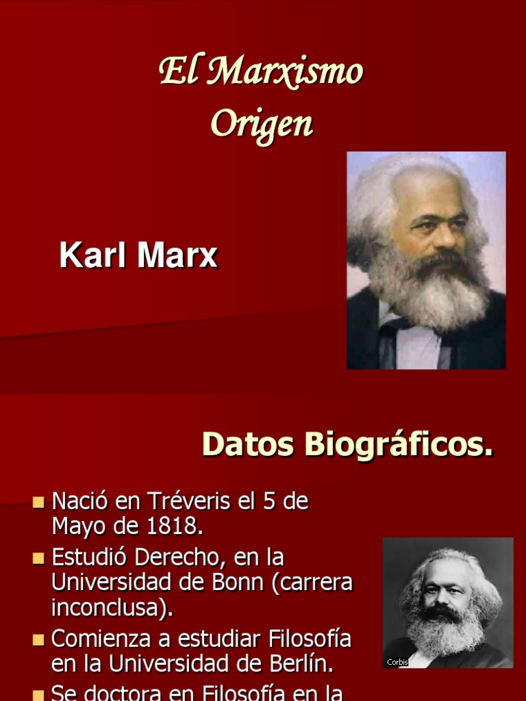 ppt EL MARXISMO Origen.ppt | Karl Marx | Capitalismo