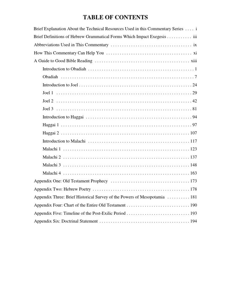 The Post Exilic Prophets | Download Free PDF | Grammatical Tense ...
