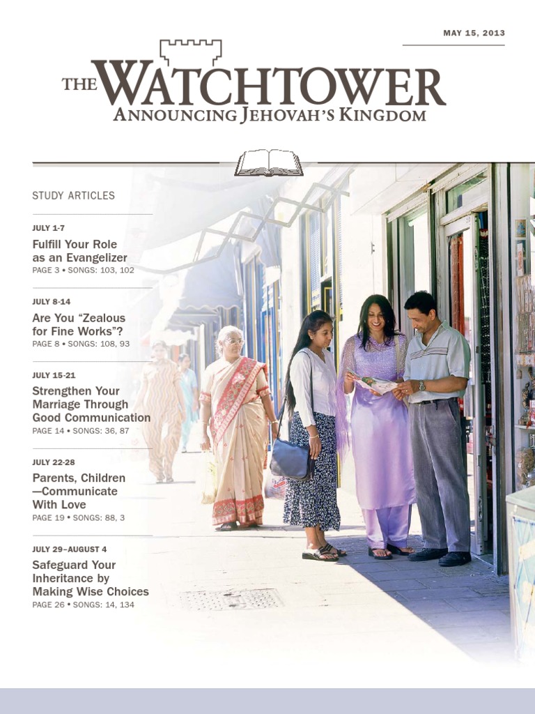 Watchtower Magazine May | PDF | Religion & Spirituality