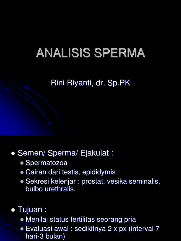 Analisis Sperma | PDF