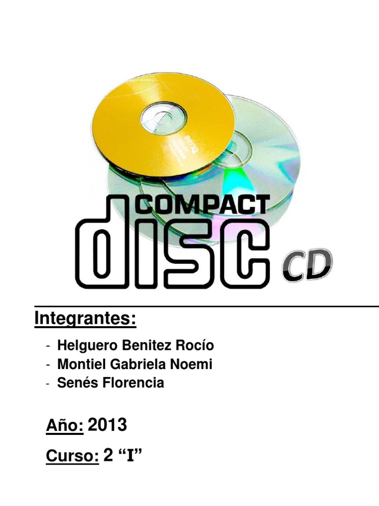El CD (Disco Compacto) | Disco compacto | CD ROM