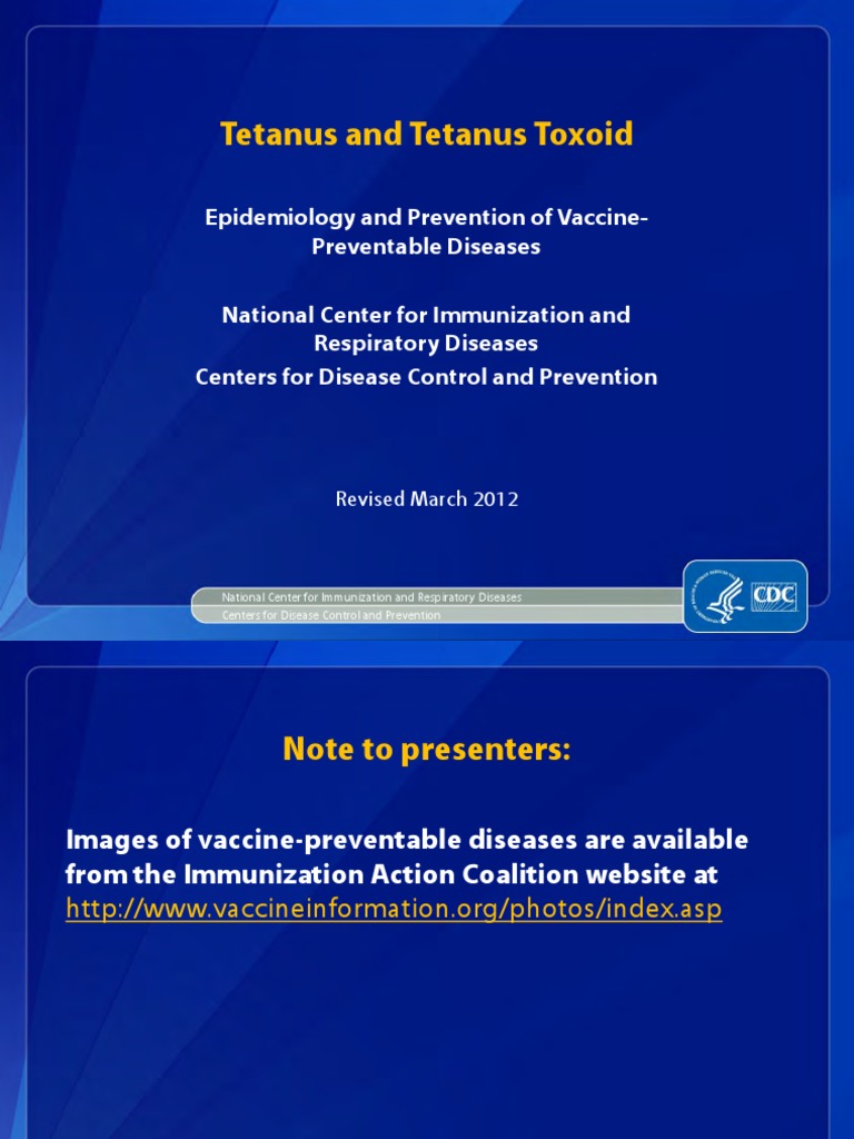 Tetanus and Tetanus Toxoid | PDF | Immunology | Animal Diseases