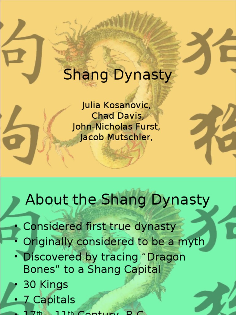 Overview of the Shang Dynasty | PDF | Classics