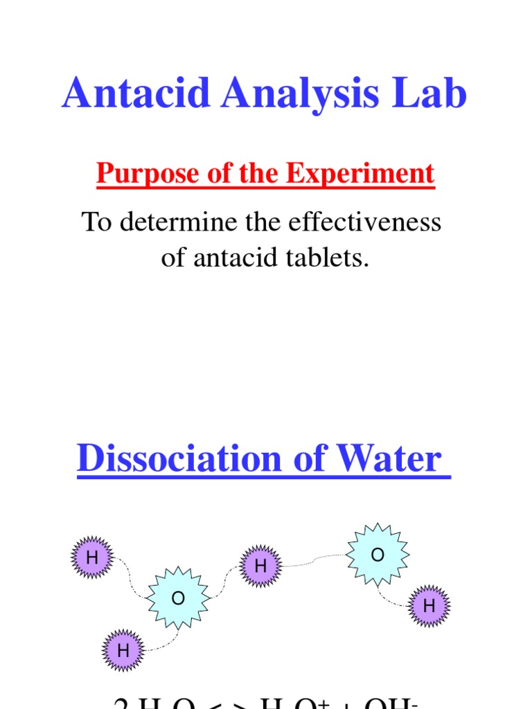 Antacid | PDF | Ph | Acid