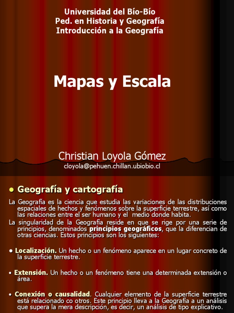 Mapas y Escala | PDF | Mapa | Cartografía