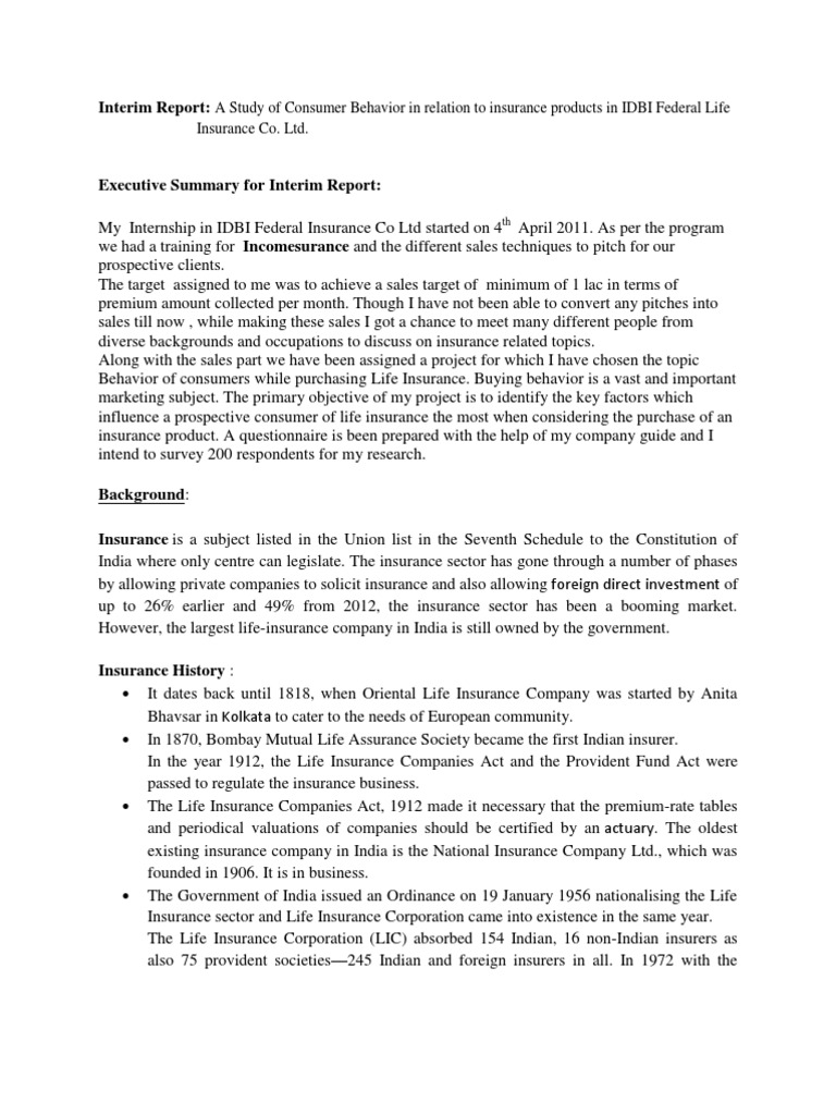 Consumer Behavior in Life Insurance | PDF | Insurance | Banks