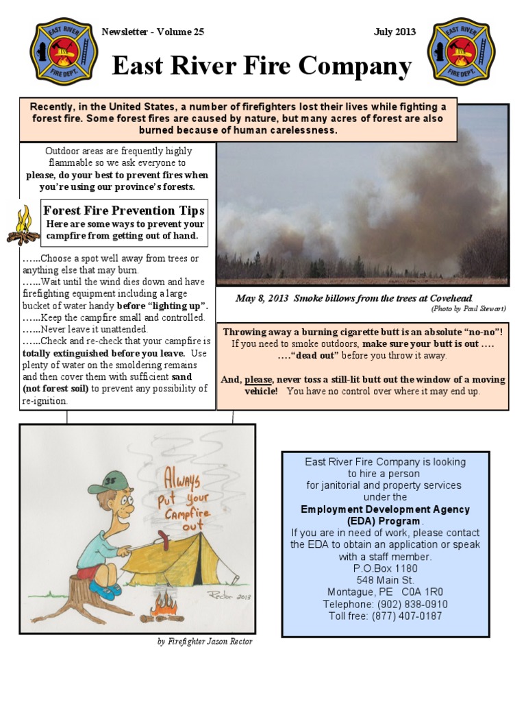 East River Fire Company: Forest Fire Prevention Tips | PDF | Wildfire ...