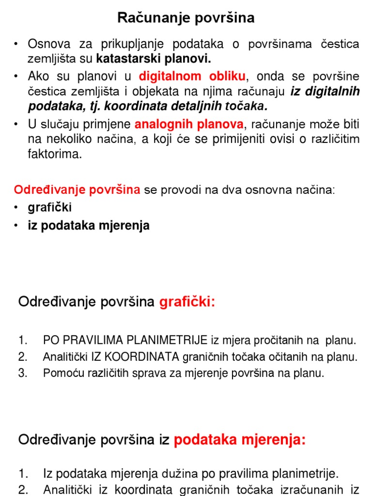 7 Formule I Planimetri | PDF