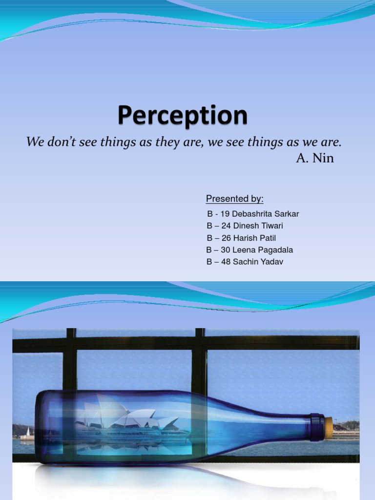 Perception Complete | PDF | Perception | Epistemology