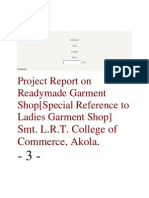 Project Report For Tailoring Shop | PDF