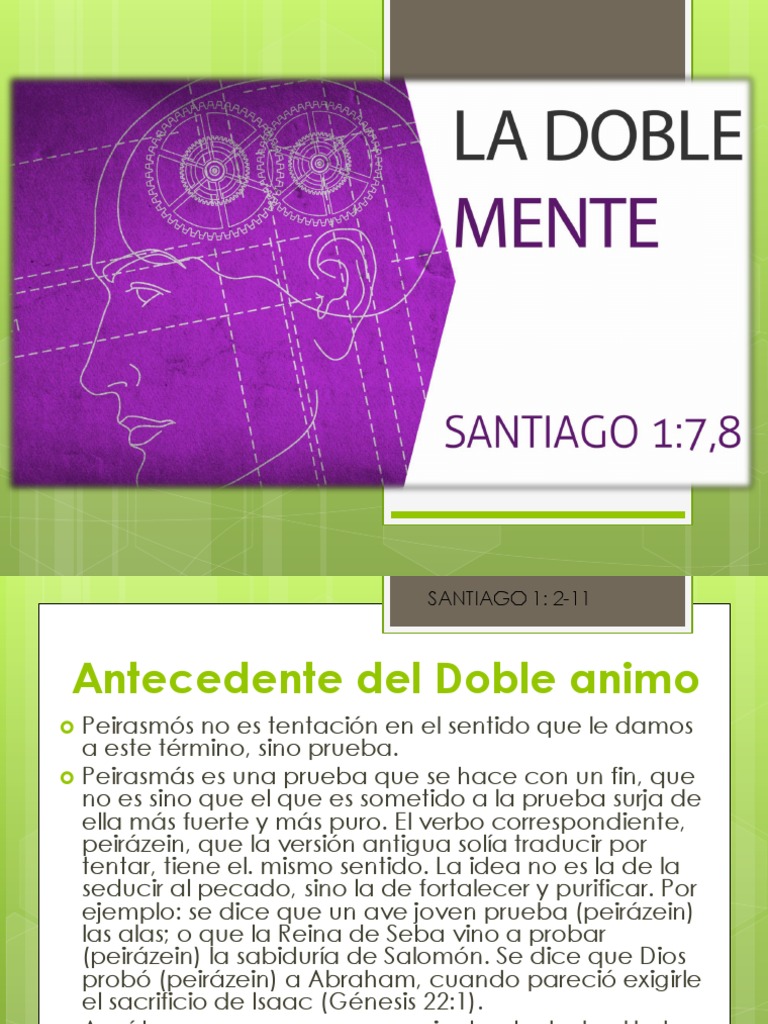 Persona de Doble Animo | PDF | Dios | Creencia religiosa y doctrina