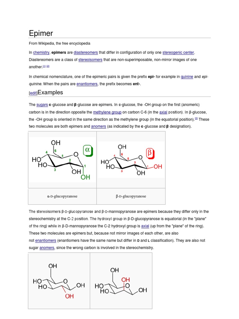 Epimer | PDF