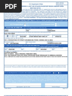 Trinidad Tobago Lost Passport Notification Form | PDF | Passport ...