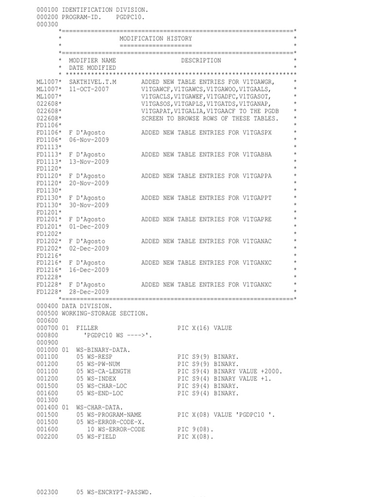 Cobol Cics | PDF | Software | Areas Of Computer Science