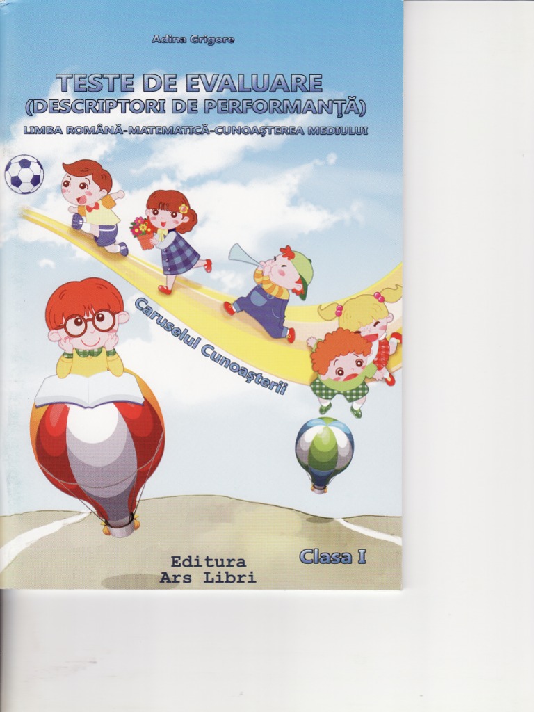 Carti. Teste - De.evaluare. Ed - Ars.libri. Clasa1. TEKKEN | PDF