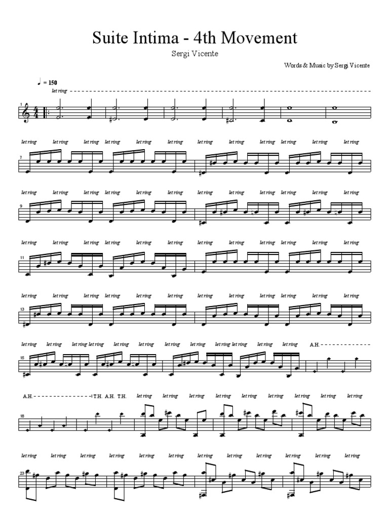 Vicente, Sergi - Suite Intima - Part 4 | PDF