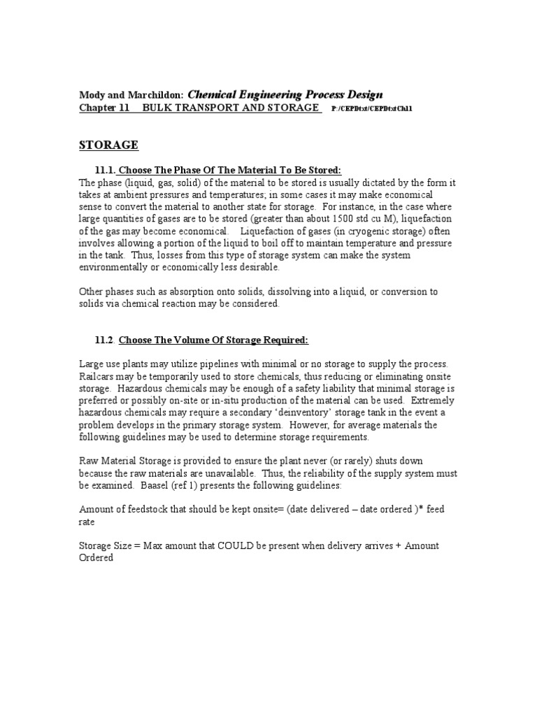 Detailed Storage Tank Sizing | PDF | Natural Gas | Cargo