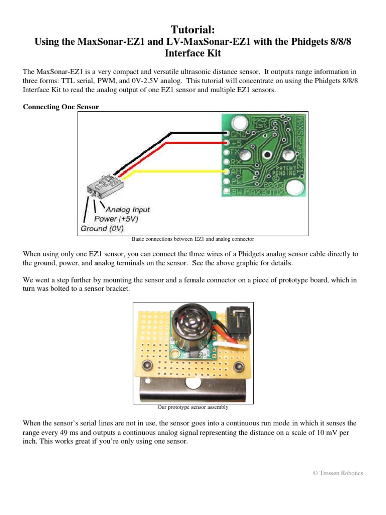 EZ1 To 888 Tutorial | PDF | Electrical Connector | Sensor
