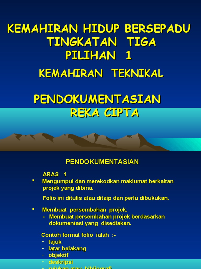 Pendokumentasian Reka Cipta 2004 | PDF