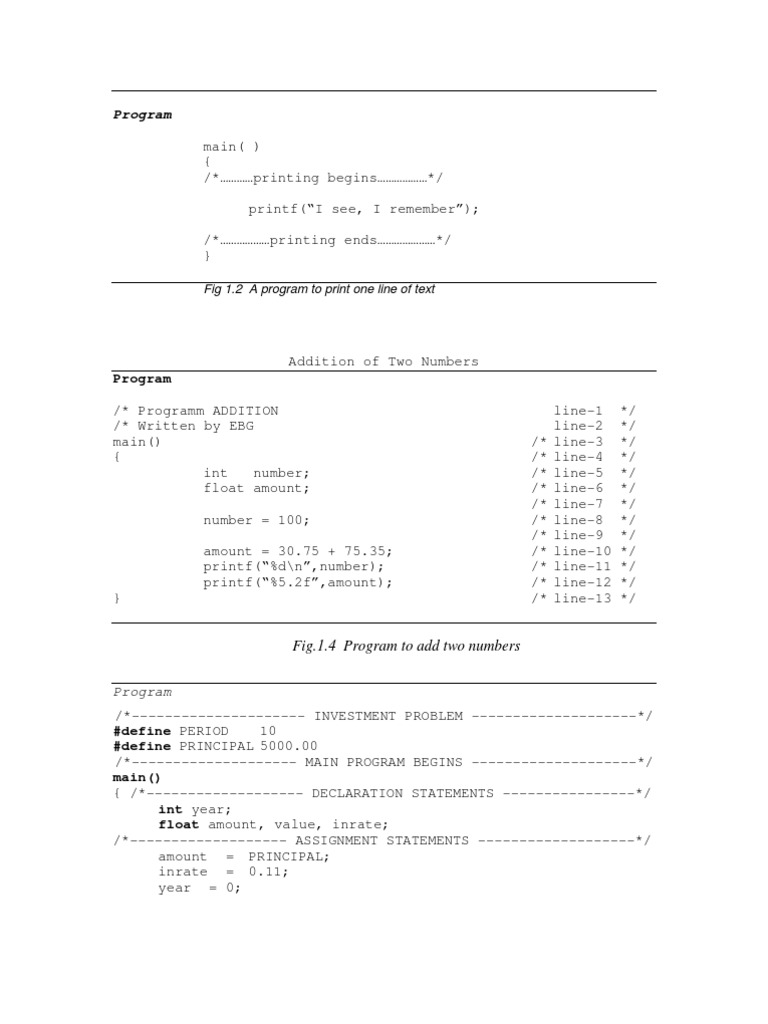 Programming in ANSI C by Balaguruswamy | PDF | Integer (Computer ...