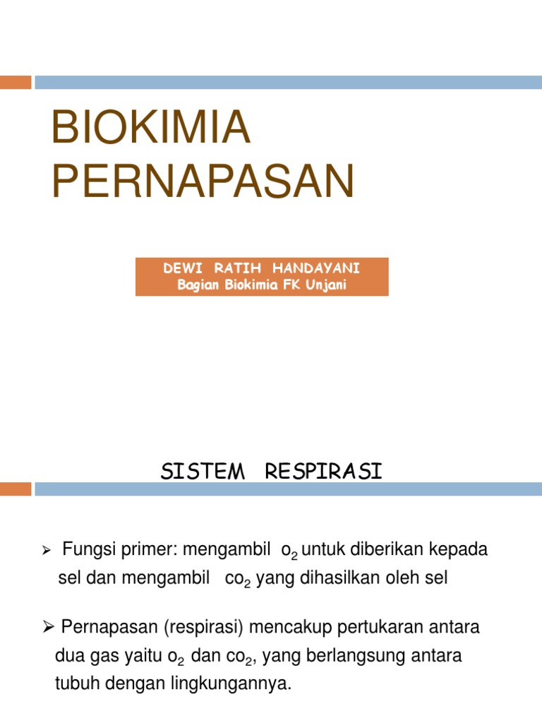 Biokimia Respirasi | PDF