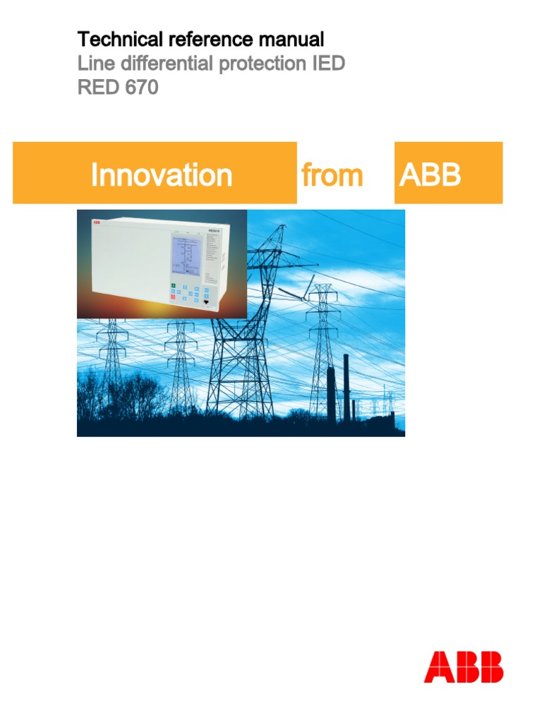 1MRK505183-UEN B TRM RED670 IEC 1p1 | PDF