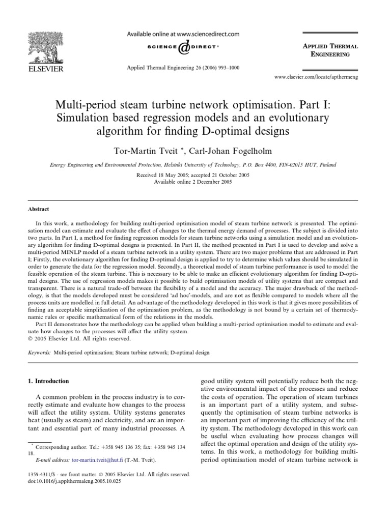 Willans Line Article | PDF | Mathematical Optimization | Genetic Algorithm