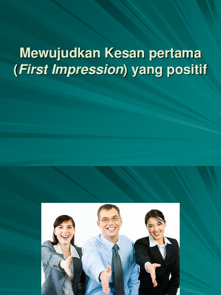 Tips for Making Positive First Impressions | PDF