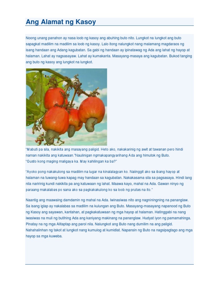 Grade 8 Filipino Topics | PDF