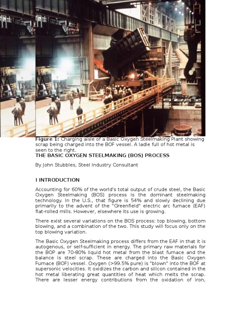The Basic Oxygen Steelmaking | PDF | Steelmaking | Iron