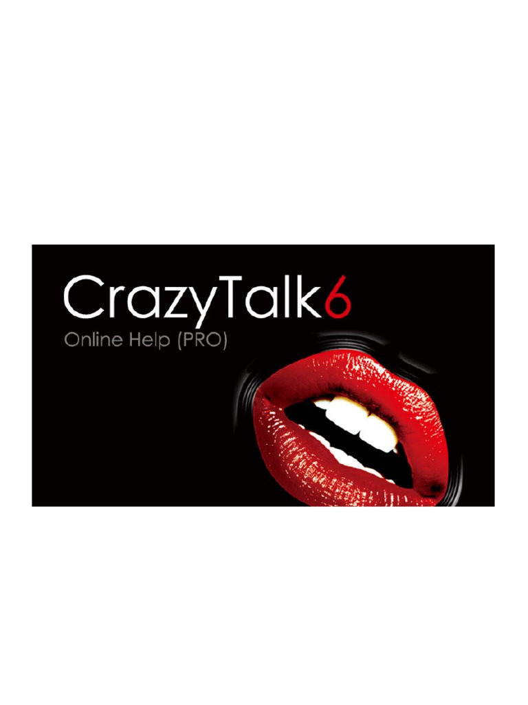 Crazytalk 6.x Pro Manual Enu | PDF | Stereoscopy | You Tube